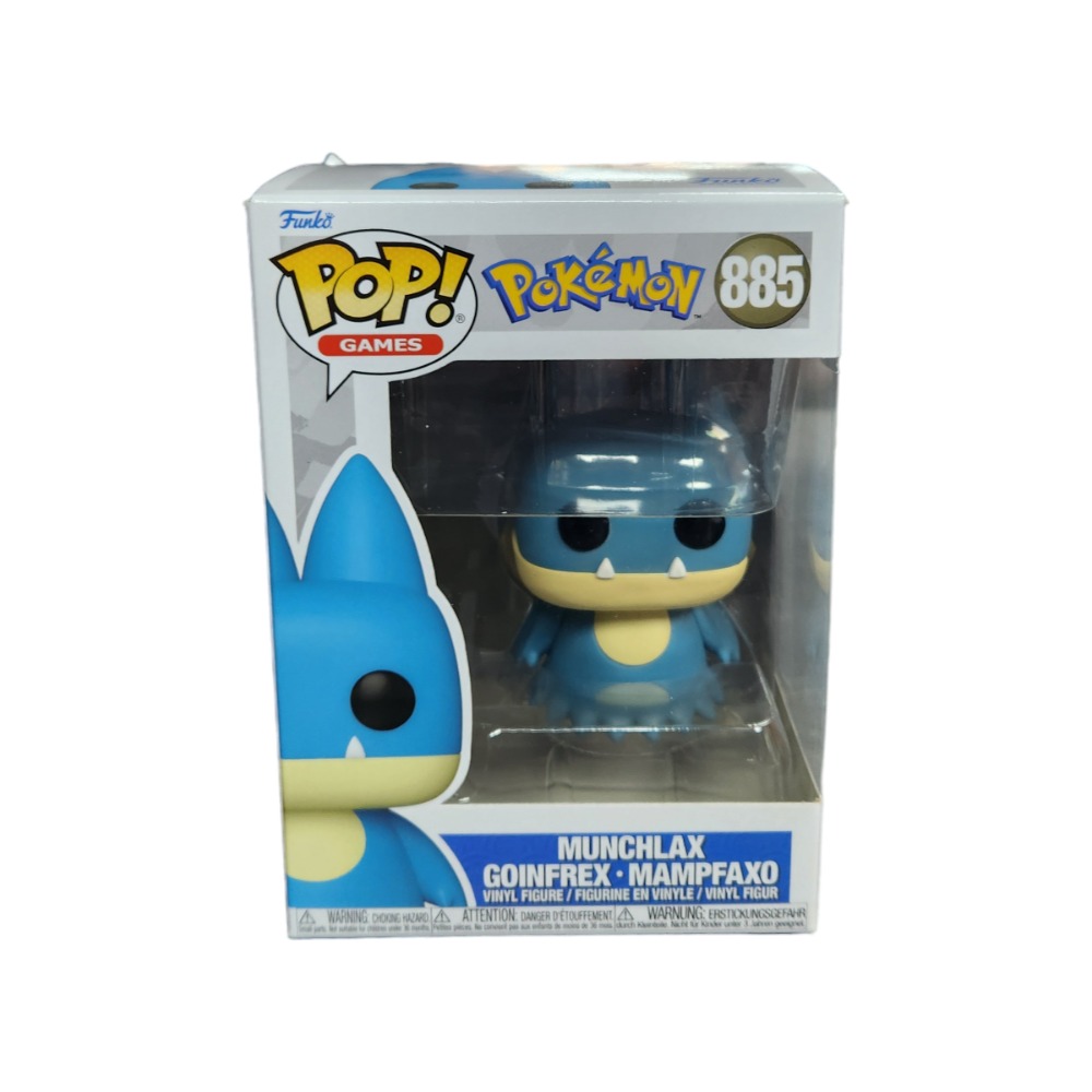 Pre-owned Funko POP! Games Munchlax Pokemon #885 Vinyl Figure - Own4Less